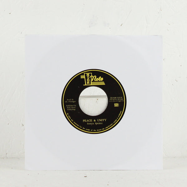 Sonya Spence – Peace & Unity – Vinyl 7" – Mr Bongo