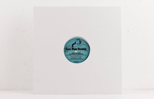 Rick Holmes – Remember To Remember (blue vinyl) – Vinyl 12" – Mr Bongo