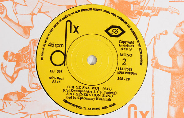3rd Generation Band – Because Of Money / Obi Ye Saa Wui – 7" – Mr Bong ...