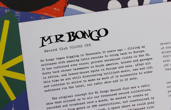 Mr Bongo Record Club Volume One – Vinyl 2-LP/CD